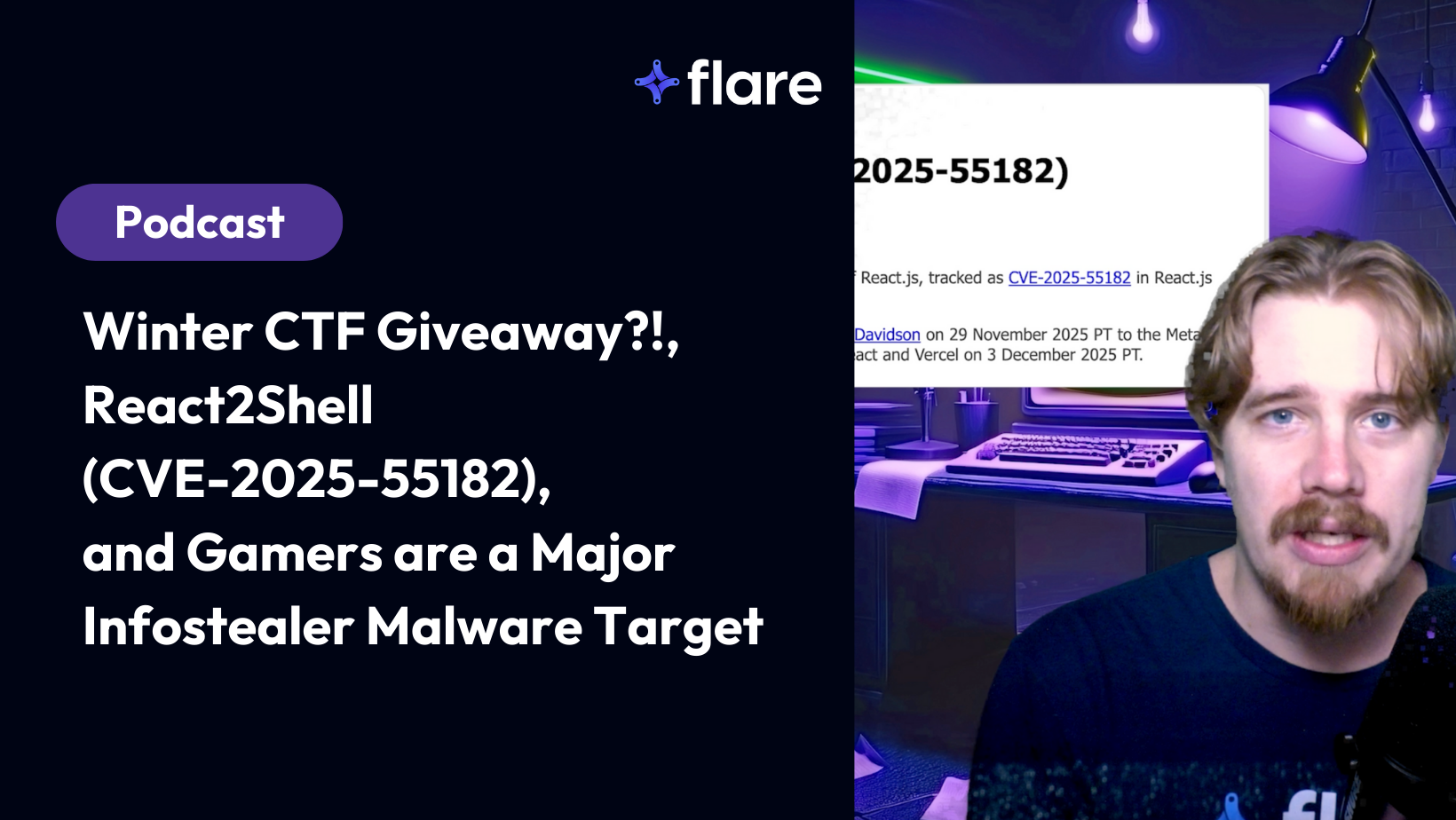 React2Shell and Gamers are a Major Cybercrime Target - Flare