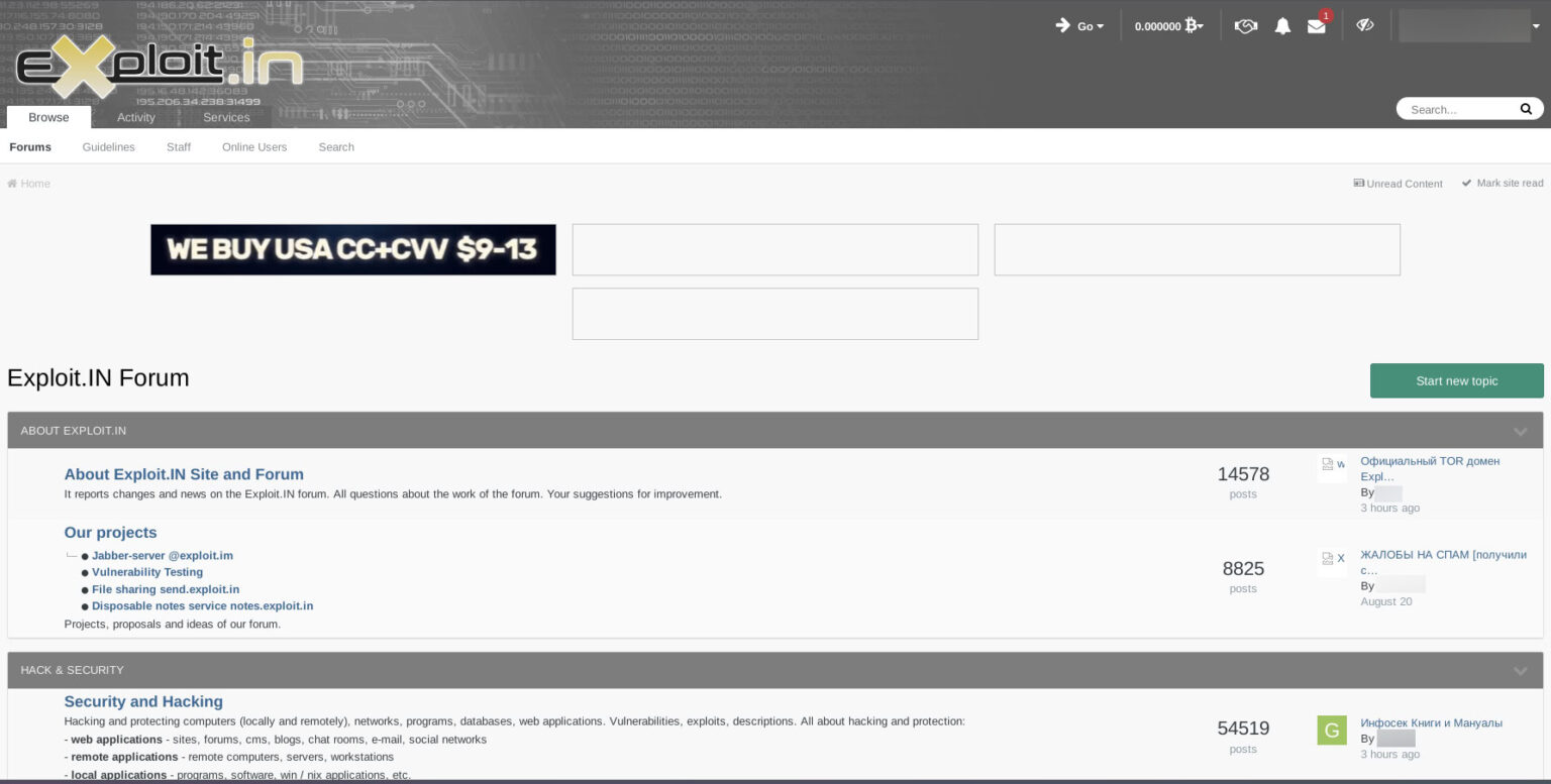 Exploit Forum, Initial Access Brokers, and Cybercrime on the Dark Web ...