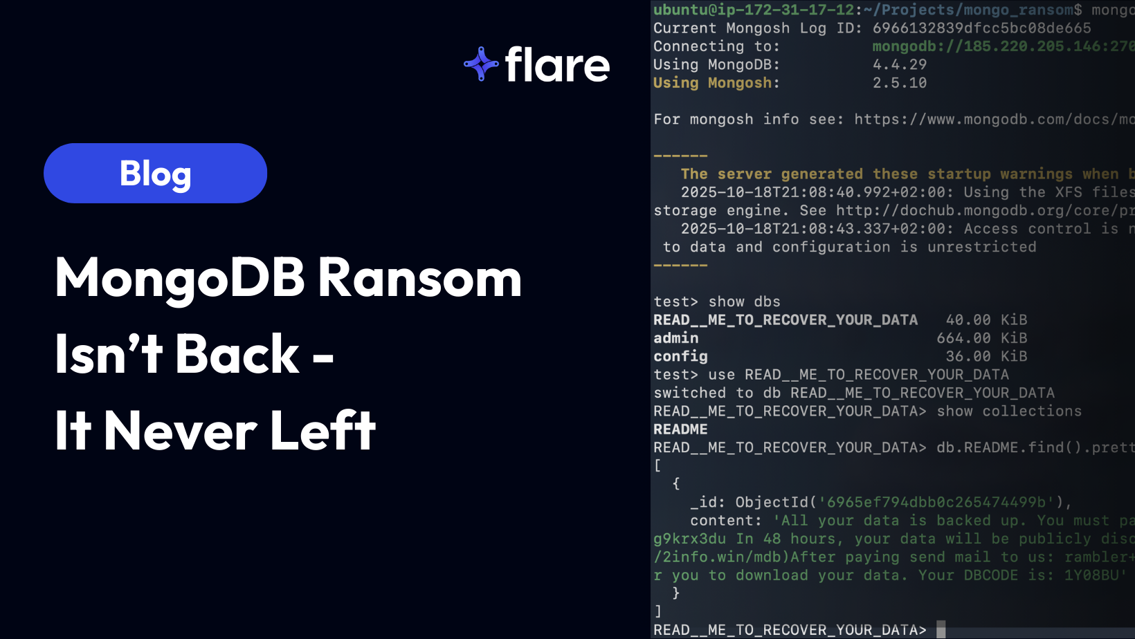 External Threats in Cybersecurity - Flare