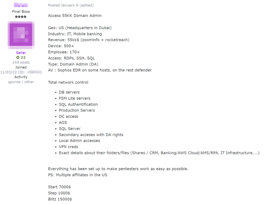 Initial Access Broker Landscape in NATO Member States on Exploit Forum ...