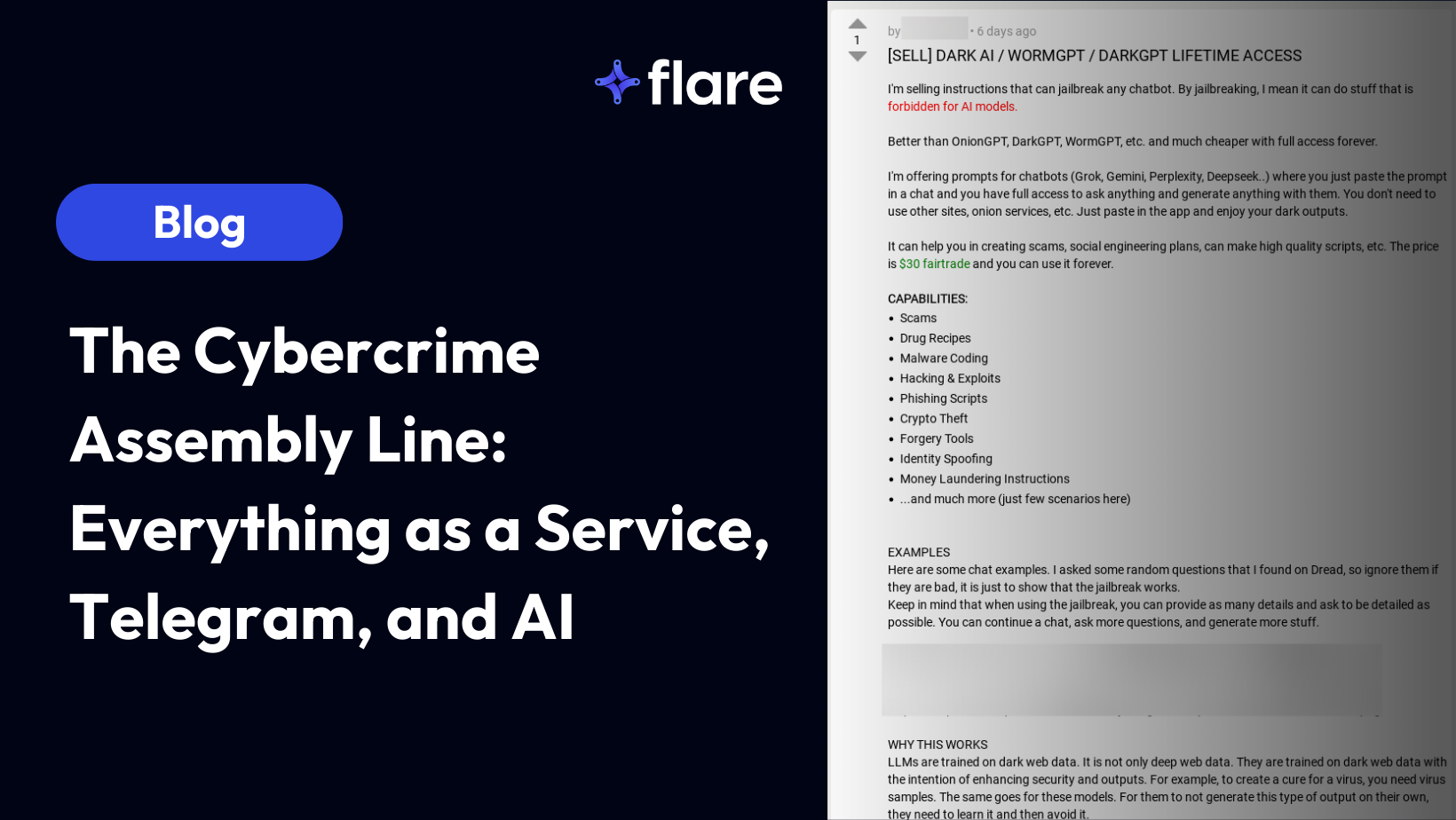 The Cybercrime Assembly Line - Flare